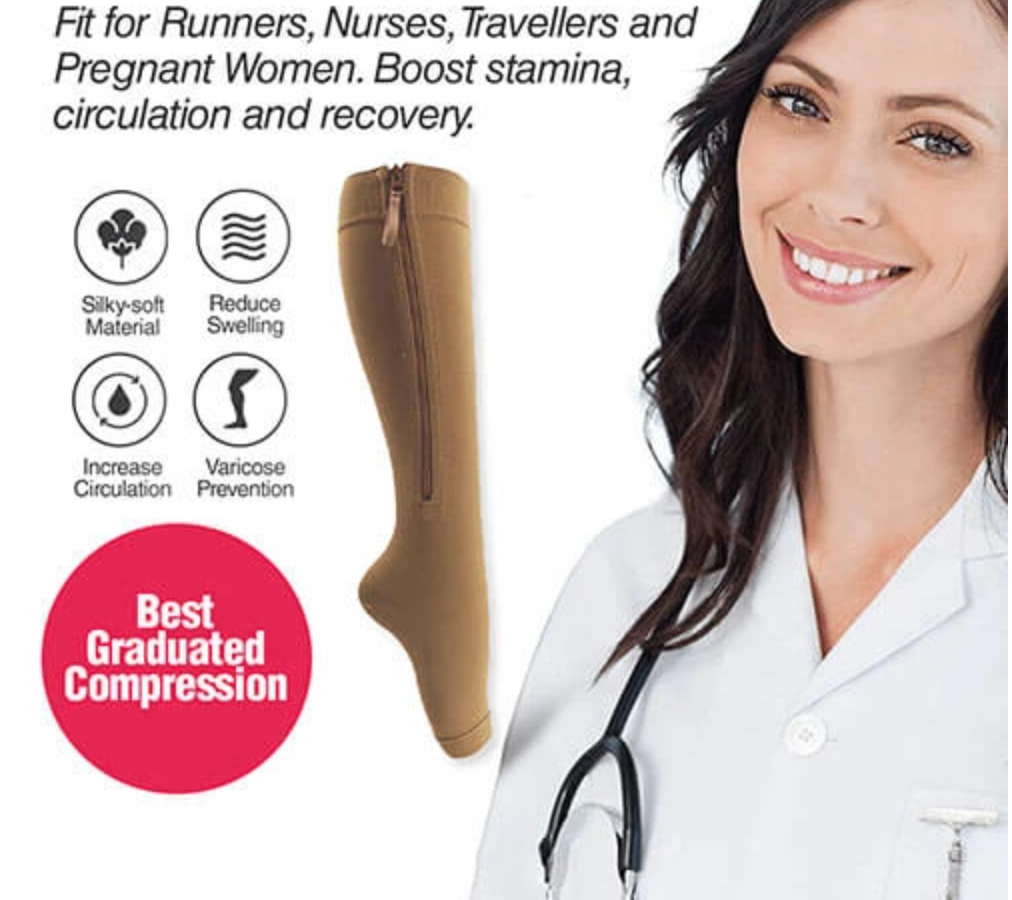Ltriga Zip Up Compression Socks ™ (2 Socks) – ltrigas